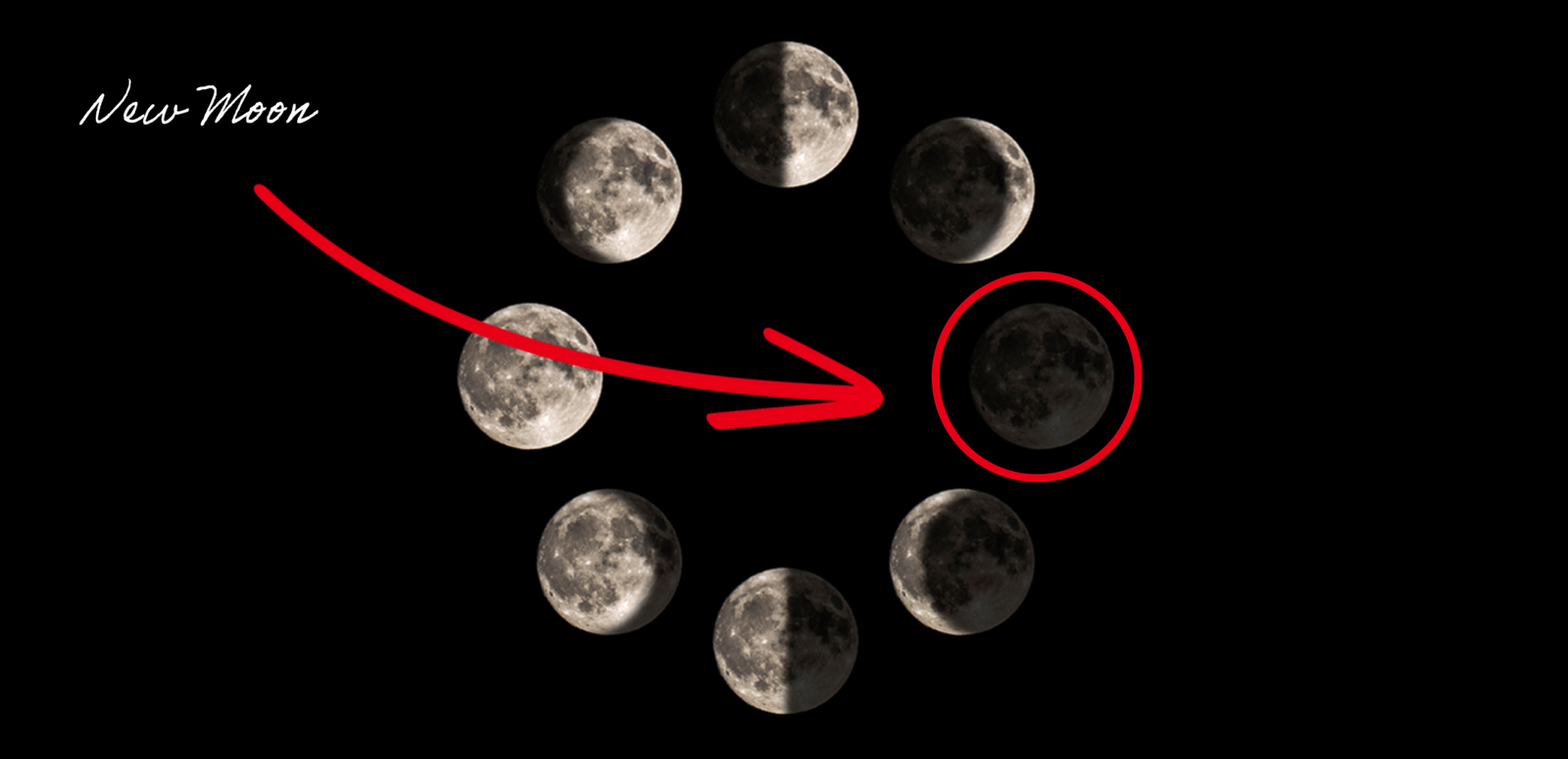 Lunar Phases: New Moon | Sacred Wisdom Society | Learn More